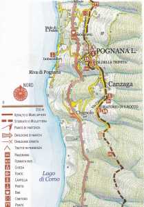 COMO-BRUNATE-TORNO-NESSO (Coatesa)-BELLAGIO-BRUNATE-COMO. Mappe ...