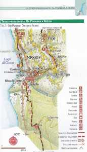 COMO-BRUNATE-TORNO-NESSO (Coatesa)-BELLAGIO-BRUNATE-COMO. Mappe ...