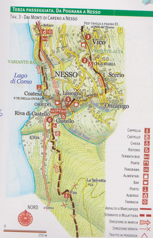 MAPPE geografiche – LUOGHI del Lario e oltre