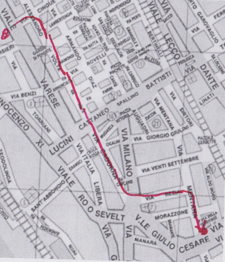 Camminare nella città di Como. 1780 passi da Viale Varese, alla fine di ...