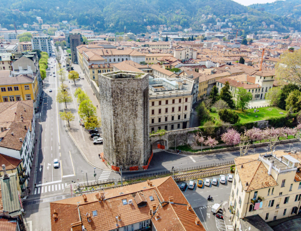 La Torre di San Vitale, a Como, in Viale Cesare Battisti – LUOGHI del ...